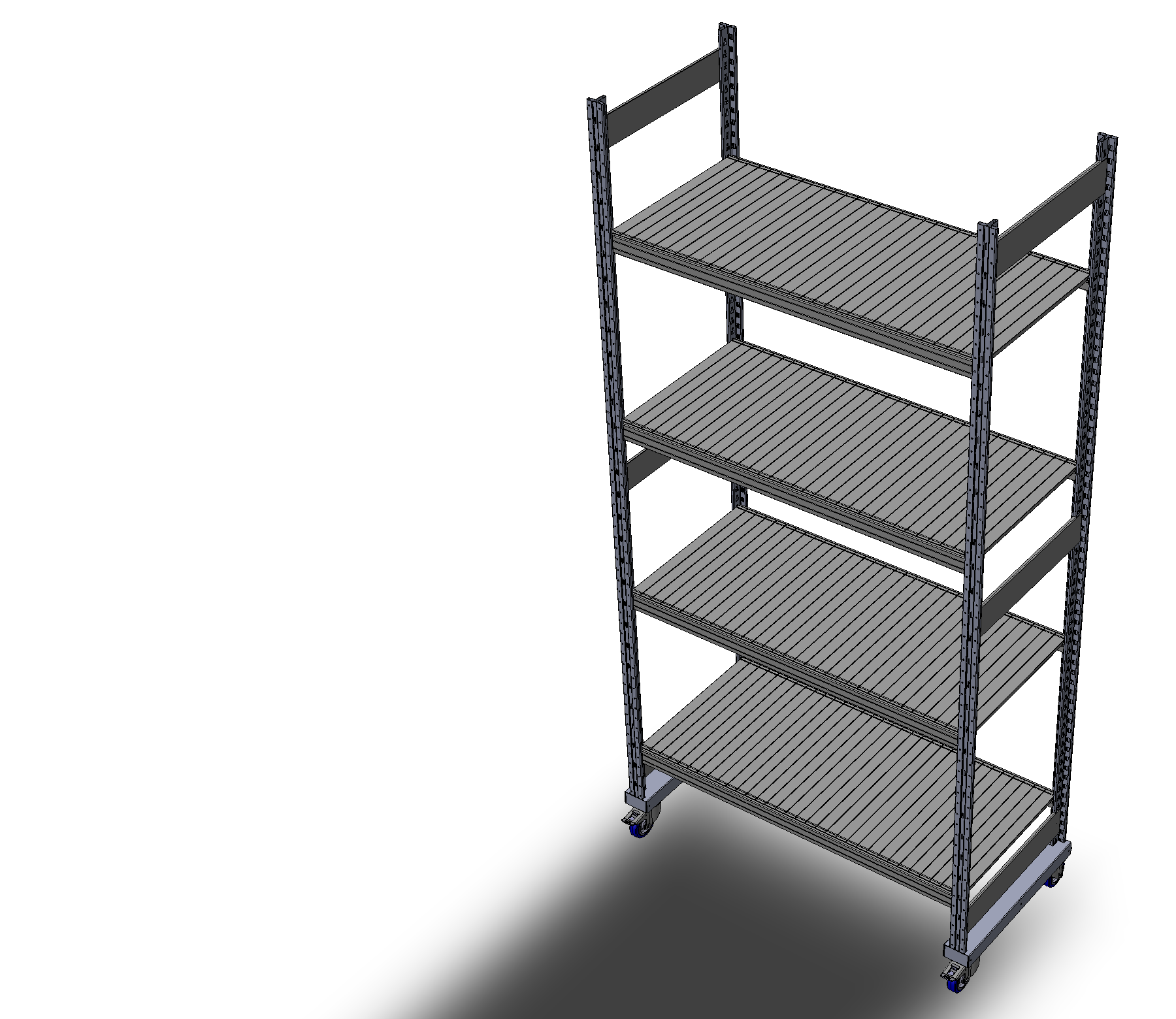 Rolling Racks - chiller proof mobile shelving units | CAEM Retail ...